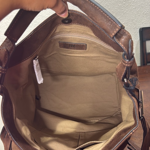 Frye | Bags | Frye Brooke Suede Hobo Bag In Cognac Nwt | Poshmark